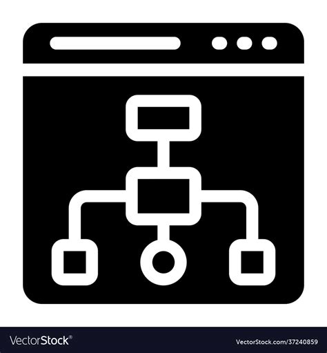 Web Workflow Royalty Free Vector Image Vectorstock