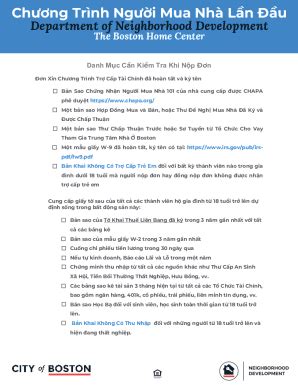 Fillable Online Chng Trnh Ngi Mua Nh Ln U Fax Email Print Pdffiller
