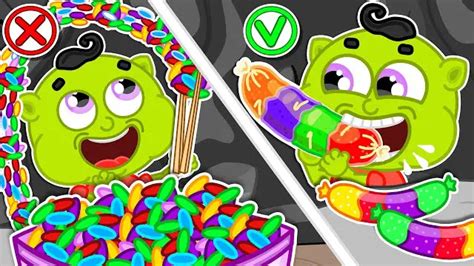 کارتون خانواده شیر با داستان گیاهی در مقابل سوسیس