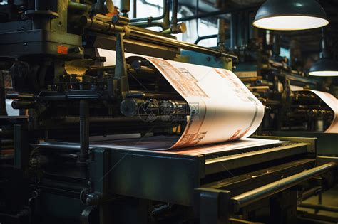 车间的报刊印刷机高清图片下载 正版图片600403615 摄图网