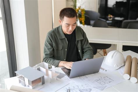 Premium Photo Architecture Man Drawing On Architectural Creative