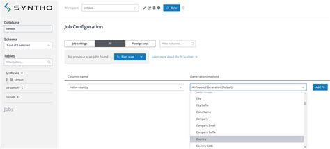 ai generated synthetic data syntho documentation