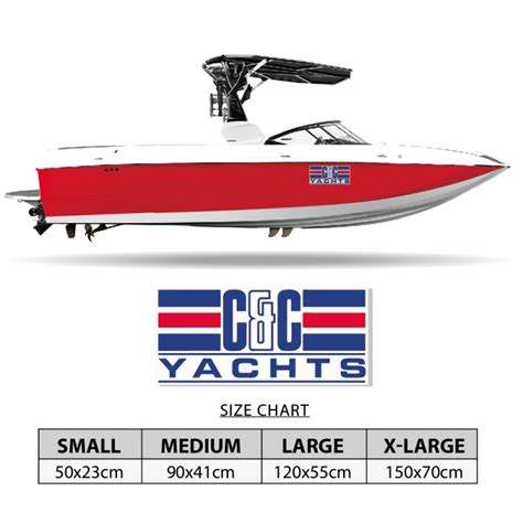 Candc Yachts Boat Stickers X2