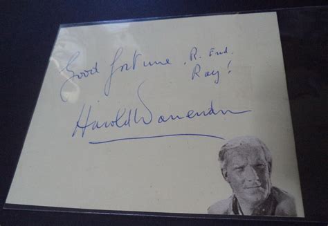 Harold Warrender 1903 1953 And Kenny Baker 1912 1985 Autographs