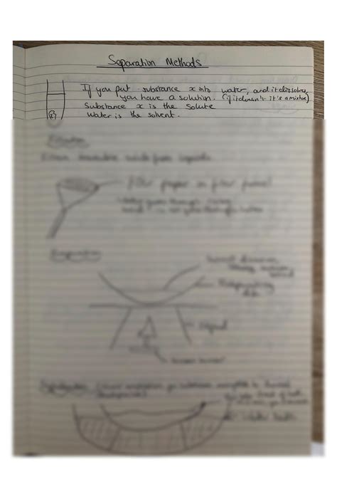 Solution Separation Methods Aqa Igcse Chemistry Revision Notes Studypool