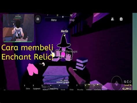 Cara Membeli Enchant Relic Di Roblox Fisch MOBILE YouTube
