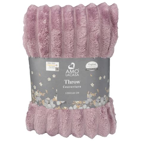 Amo La Casa Ribbed Throw