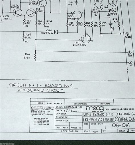 MATRIXSYNTH Minimoog Service Operation Manual