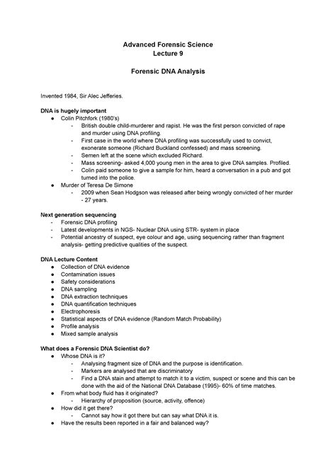 advanced forensic science forensic dna analysis advanced forensic