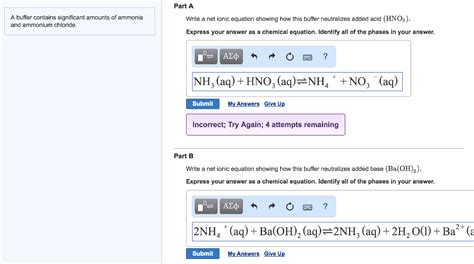 Solved Part A A Buffer Contains Significant Amounts Of