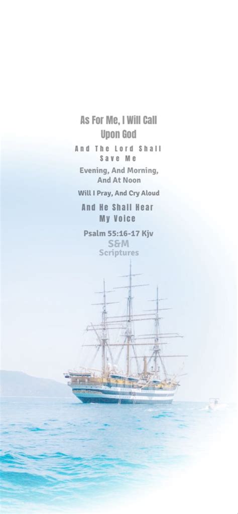 As For Me I Will Call Upon God Psalms 55 16 17 Kjv