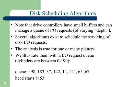 Disk Scheduling