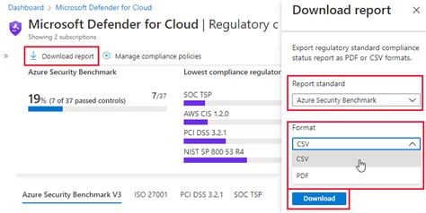 在 Microsoft Defender For Cloud 中提高法规合规性 Microsoft Defender For Cloud Microsoft Learn