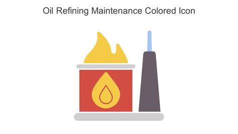 Oil Refining Maintenance Colored Icon In Powerpoint Pptx Png And Editable Eps Format Ppt Template