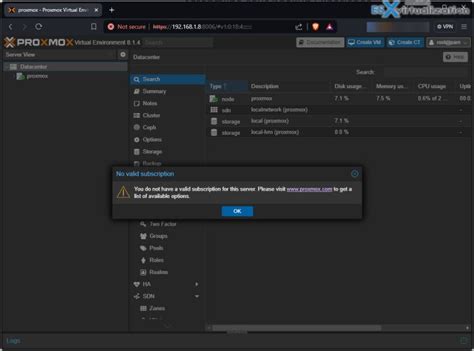 Proxmox Virtual Environment VE As A VMware Alternative ESX