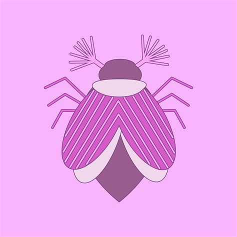 Pink May Bug Chafer Pink Beetle Illustration 45723836 Vector Art At Vecteezy