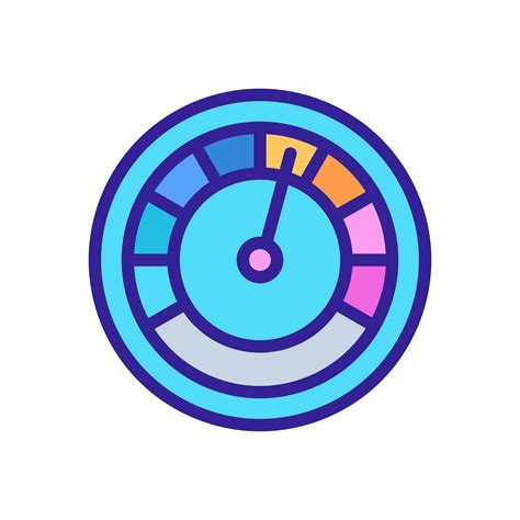 Speed Indicator Icon Vector Outline Illustration 9933288 Vector Art At Vecteezy