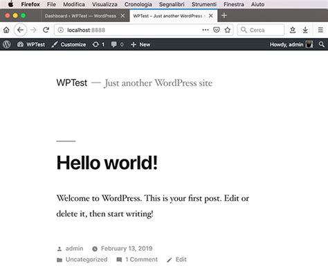 wordpress mysql docker containers mauro alfieri informatica docker