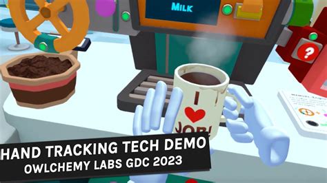 Hand Tracking Tech Demo Owlchemy Labs (GDC 2023) - YouTube