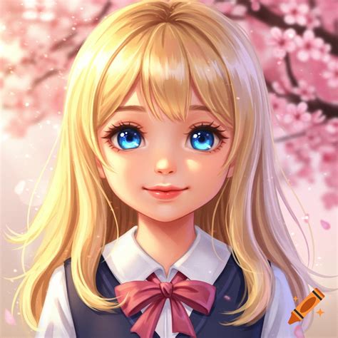 Cute Anime Girl Profile Picture Created On Craiyon