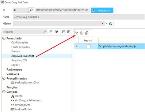 Operação Drag And Drop No Formulário Tutoriais Latromi Community