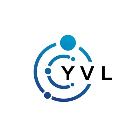 Yvl Letter Technology Logo Design On White Background Yvl Creative