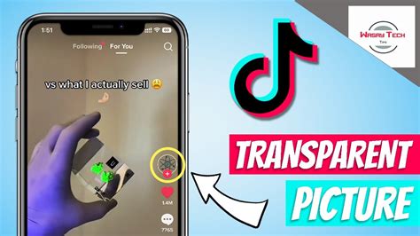 Transparent Profile Picture on TikTok | Trick for ios & Android Users | No Extra App Needed ...