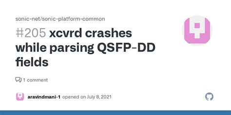 Xcvrd Crashes While Parsing QSFP DD Fields Issue Sonic Net Sonic Platform Common GitHub