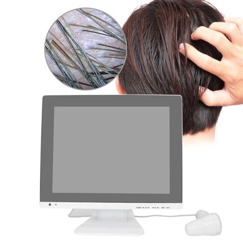 Lcd Intelligent Hair Analyzer Skin Detector Hair Follicle Scalp Detector Au Plug Lazada Ph