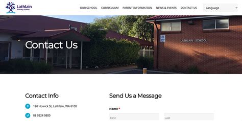 Responsive School Website Design For Lathlain Primary School Perth