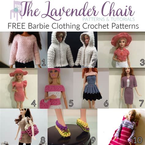 Free Barbie Clothing Crochet Patterns The Lavender Chair