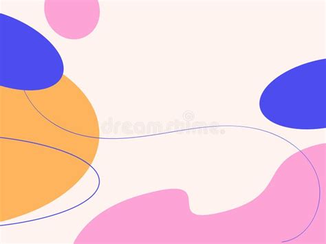Hand Drawn Gradient Abstract Background Simple Colorful Design Minimalist Modern Stock Vector