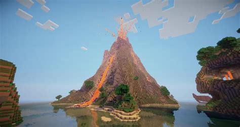 Fond Décran Minecraft Volcano