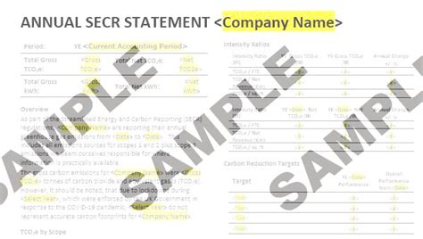 Secr Statement Template Sustainable Footprints
