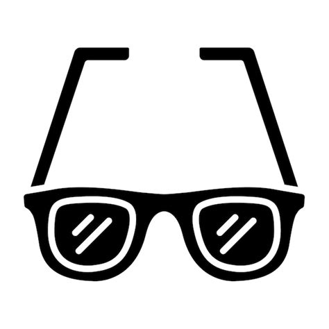 Premium Vector Glasses Icon