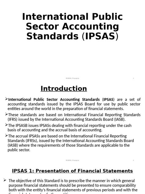 Ipsas Overview Pdf Fair Value Financial Statement