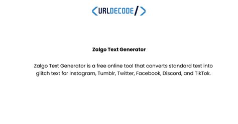 Zalgo Text Generator Create Distorted Glitchy Text Online