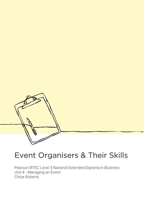 Btec Business Unit 4 Assignment 1 Distinction Unit 4 Managing An Event Stuvia Uk