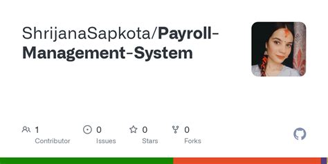 GitHub ShrijanaSapkota Payroll Management System
