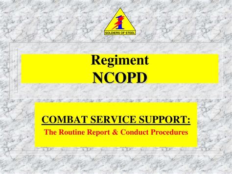 Ppt Regiment Ncopd Powerpoint Presentation Free Download Id 5444015