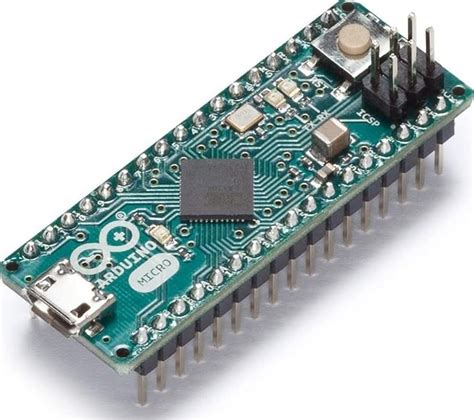 arduino micro with headers a000053 mini controller 5v 16 mhz atmega32u4