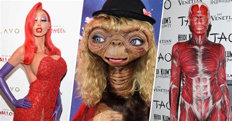 Heidi Klums Halloween Costumes Over The Years