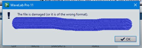 File Error When Opening AM WaveLab Steinberg Forums