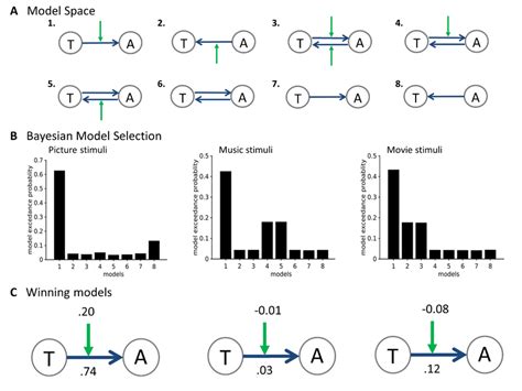 Dynamic Causal Modelling A The Model Space Comprised Eight Models