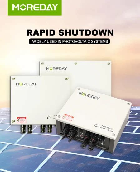 Solar Rapid Shutdown Switch Firefighter Safety Switch For Solar Panel
