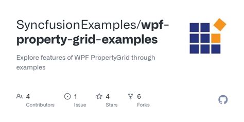Wpf Property Grid Examples Samples Readonlyproperty Model At Master · Syncfusionexamples Wpf