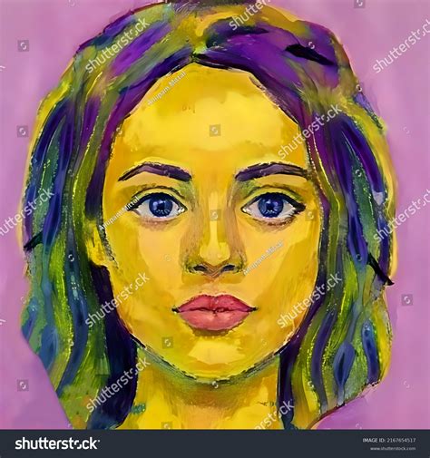 Realistic Digital Ai Generated Faces Stock Illustration 2167654517