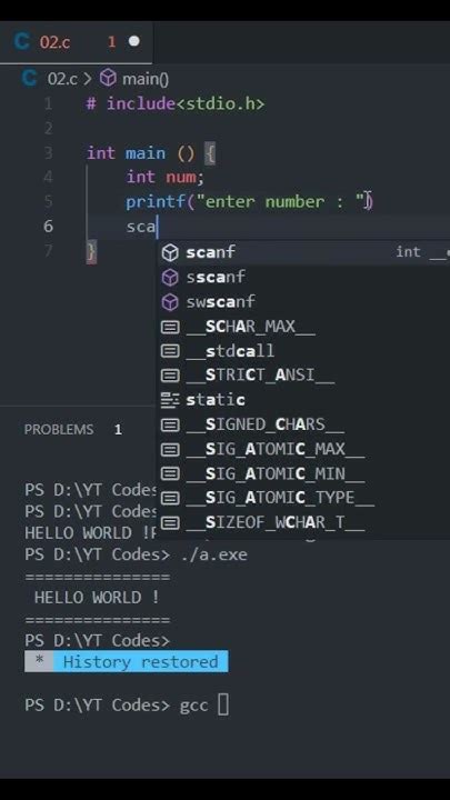 2 input and output in c shorts input output scanf c coding