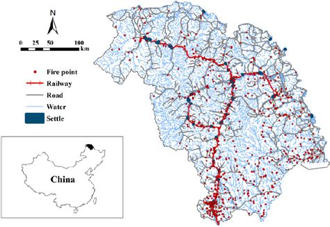Figure 1 From Modeling Anthropogenic Fire Occurrence In The Boreal Forest Of China Using