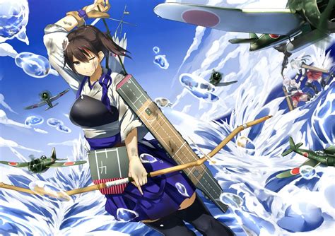 Anime Kantai Collection Kaga Kancolle Wallpapers Hd Desktop And